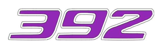 Two-Color 392 Decal Fits Hemi 6.4 ScatPack SRT Durango Charger ...