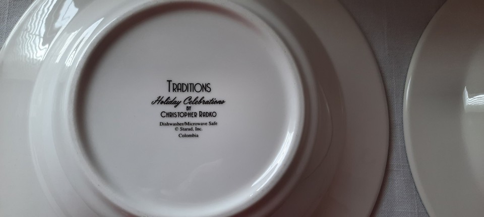 Set Of 4 Traditions By Christopher Radko HOLIDAY CELEBRATRIONS 9 ...