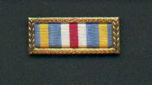 Joint Meritorious Unit Citation Award ribbon bar with gold frame | eBay