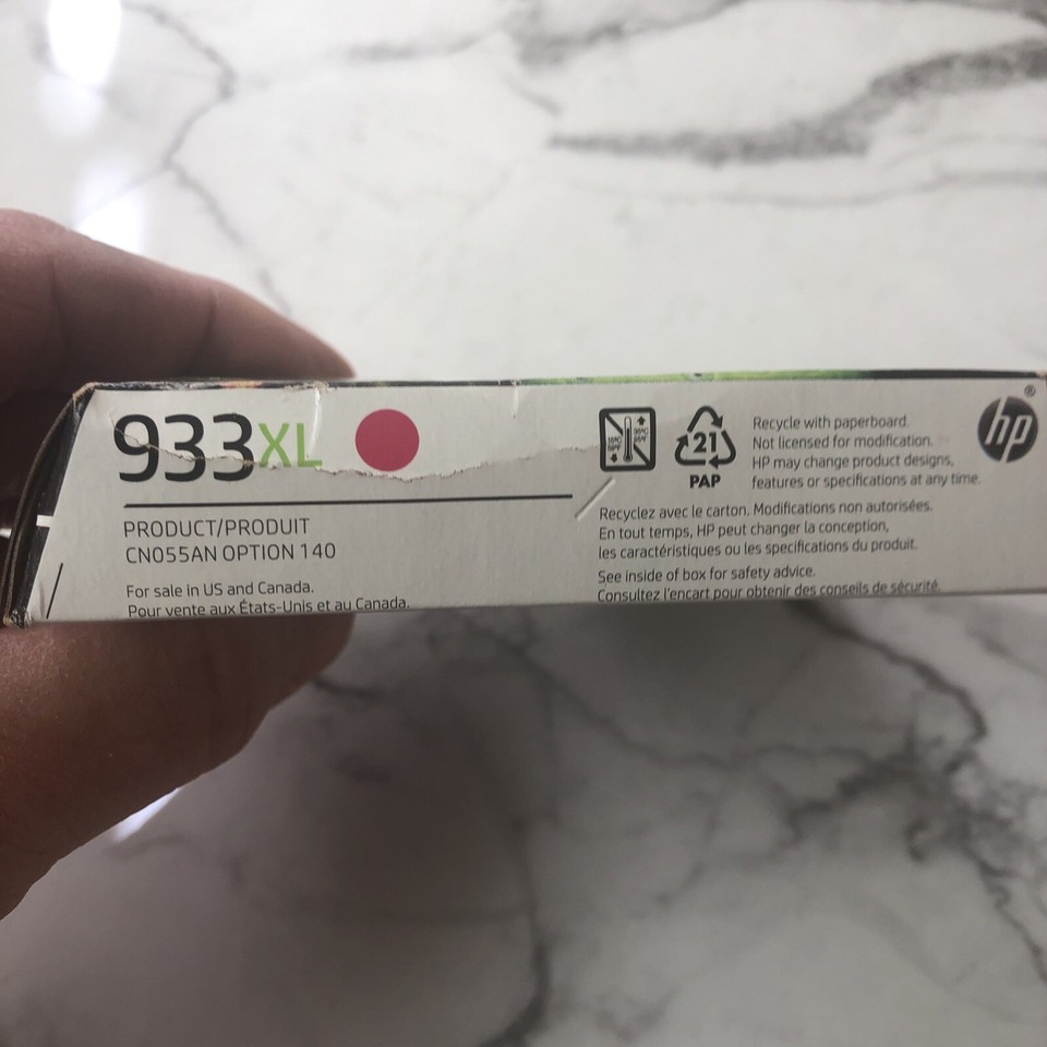 HP 933 XL Magenta Ink Cartridge CN055AN Genuine Sealed New | eBay