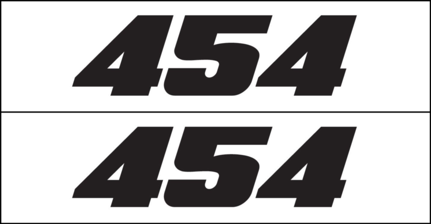 454 HP Decal Sticker by Metro Auto Graphics Fits Chevy Engine, Big ...