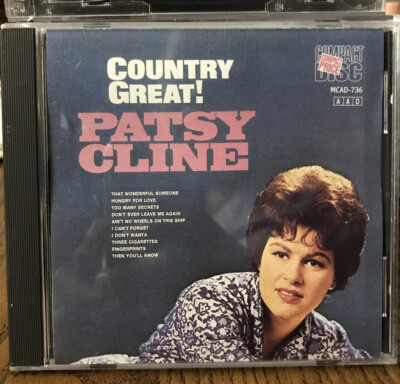 Country Great! Patsy Cline Music CD 76732073629| eBay
