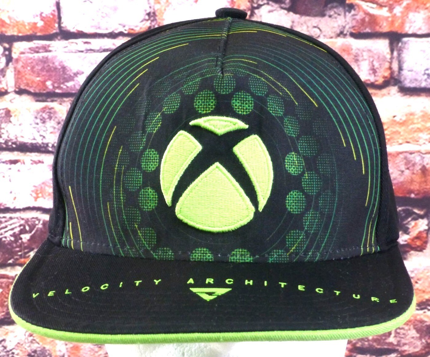 Xbox Logo Velocity Architecture Snapback Hat Black & … - Gem