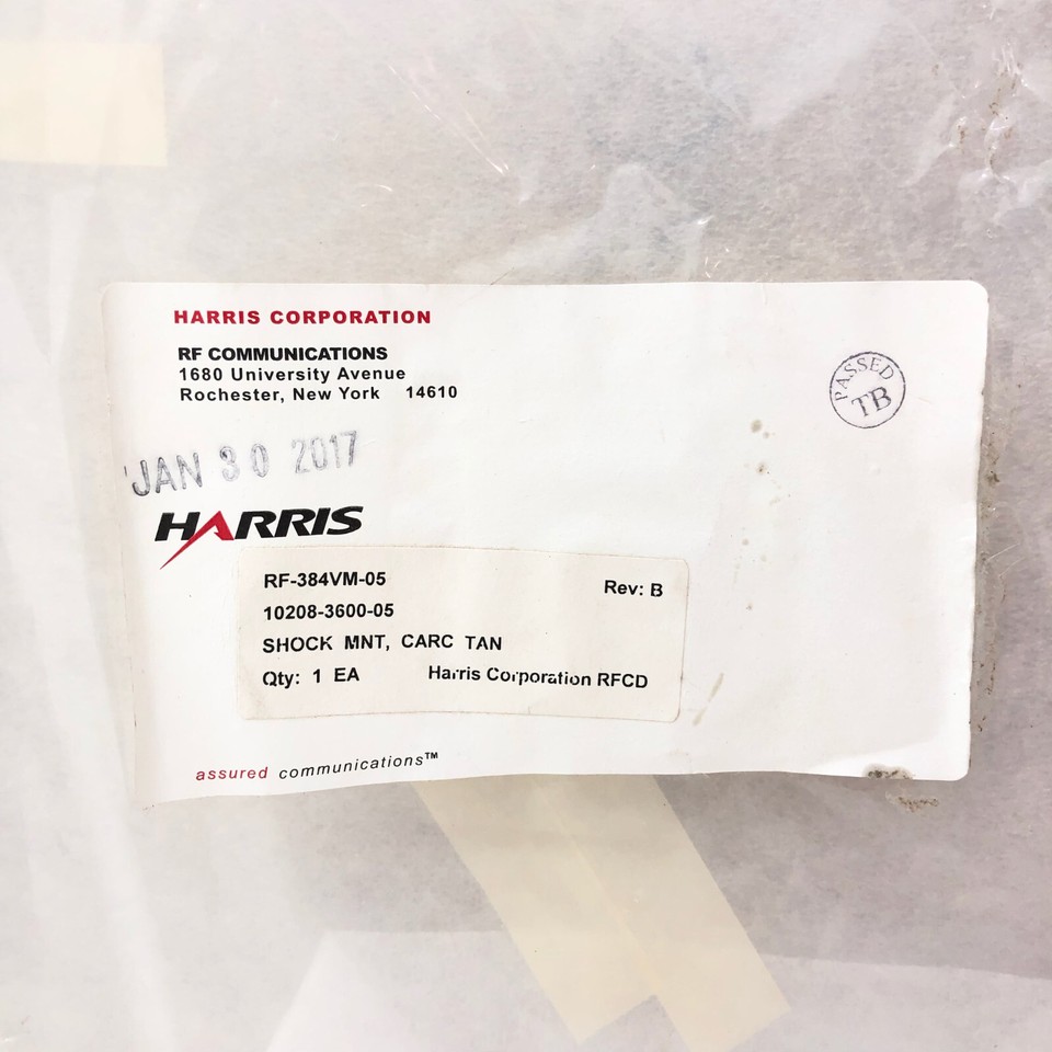 Harris RF-384VM-05 Shock Mount for Falcon III Antenna Coupler RF-382-44 ...