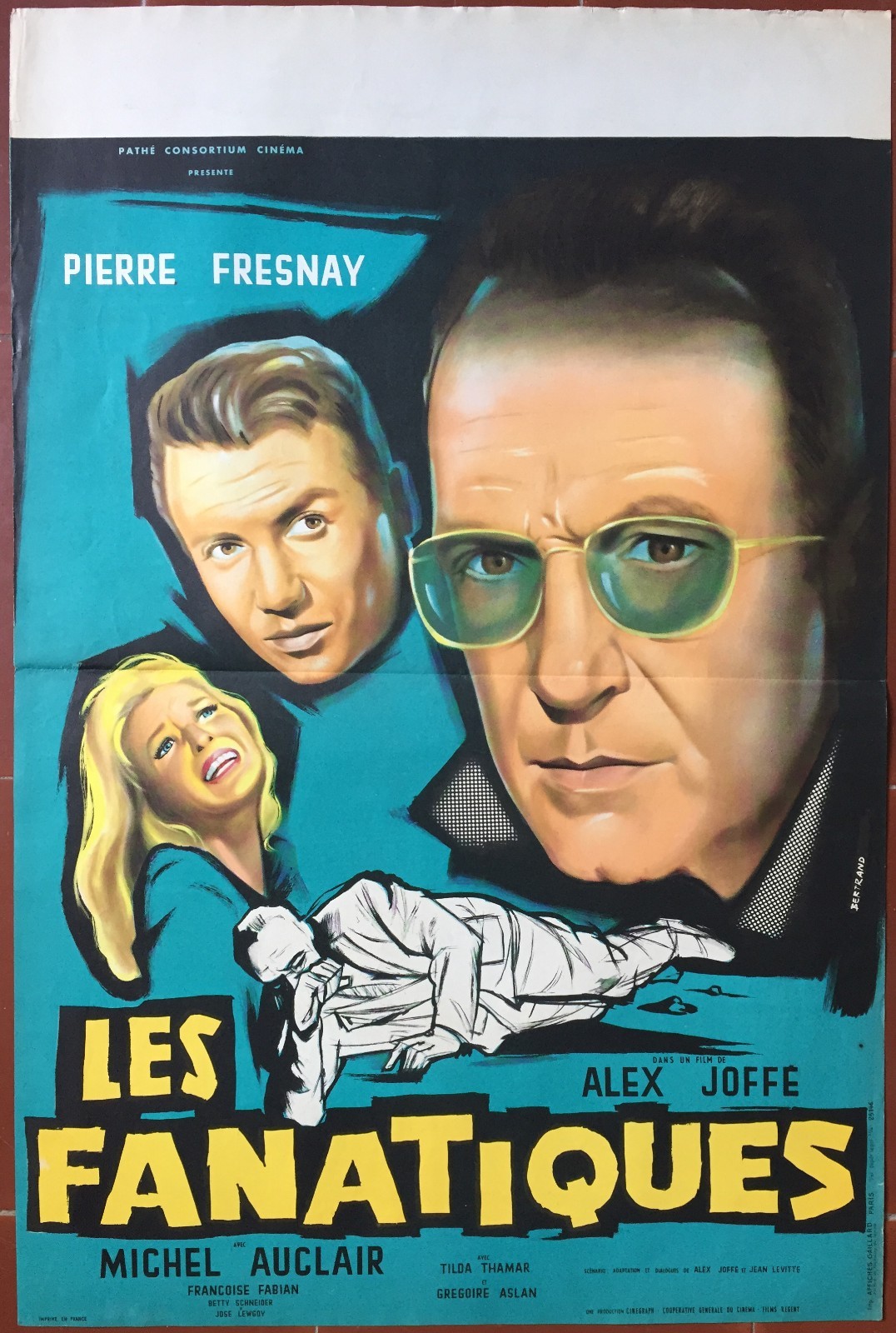 Poster The Fanatics Alex Joffé Pierre Fresnay Michel Auclair 40X60Cm | eBay