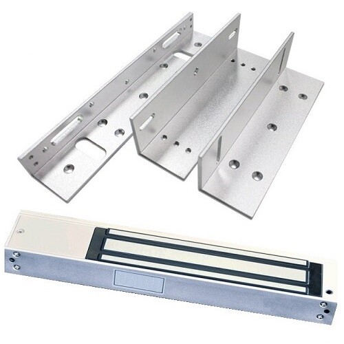 12VDC Electric Magnetic Lock Kit for Swing Gates Doors 280kg Waterproof ...