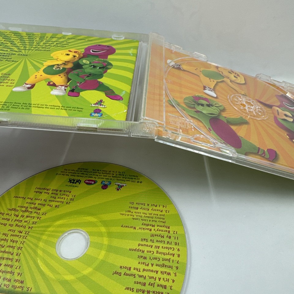 Barney Lot Of 5 CD - Rocks! Sleepytime Songs, Favorites 1 & 2 , Dino ...