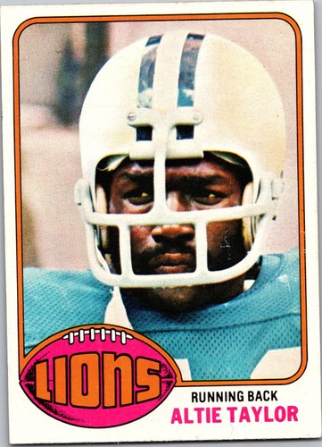 1976 Topps- Football #79 Altie Taylor Detroit Lions | eBay