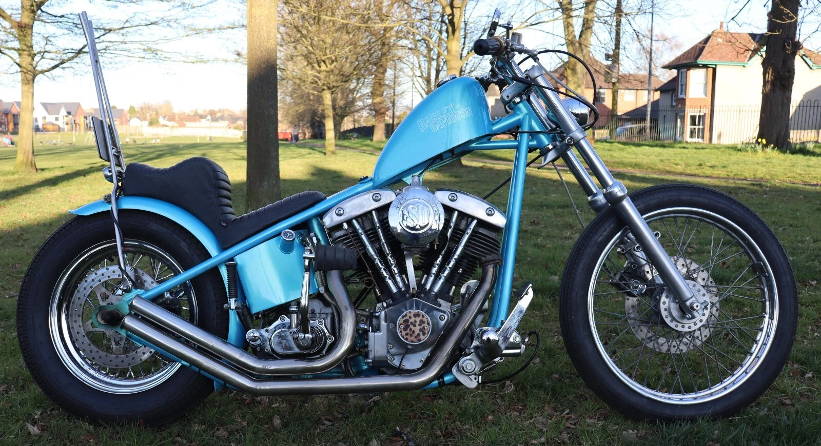 1975 Harley Davidson Shovelhead Chopper Bobber Custom S&S Stroker Motor ...