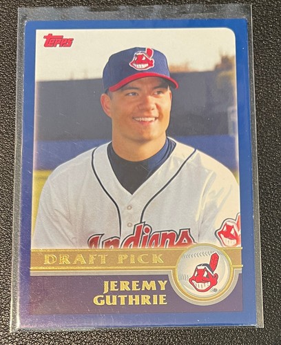 2003 Topps Draft Pick #661 JEREMY GUTHRIE Cleveland Indians C6 | eBay