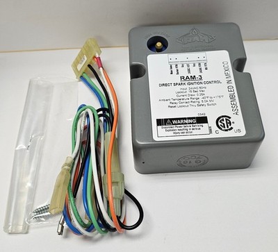 RAM-3 DIRECT SPARK IGNITION CONTROL 24VAC 60Hz FOR COMMERCIAL DRYER ...