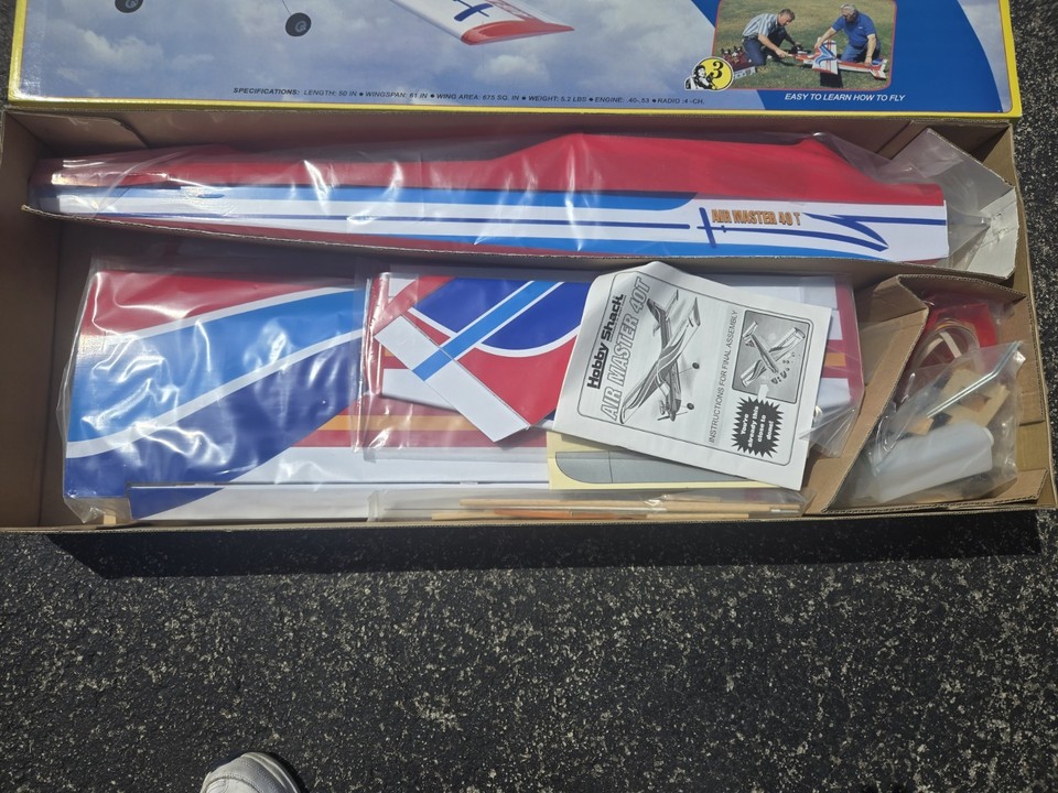 Hobby Shack Air Master 40T RC Airplane NEW | eBay