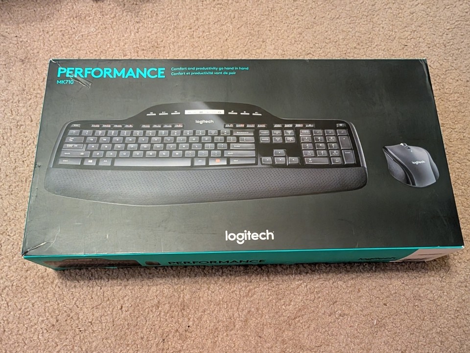 Logitech MK710 Wireless Keyboard and Mouse New Open Box | eBay