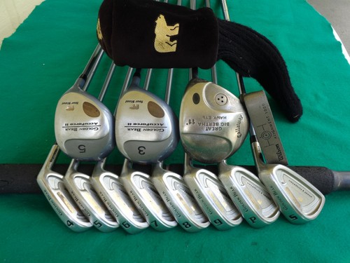 Ladies Callaway Golden Bear Irons Driver Woods Putter Complete Golf ...
