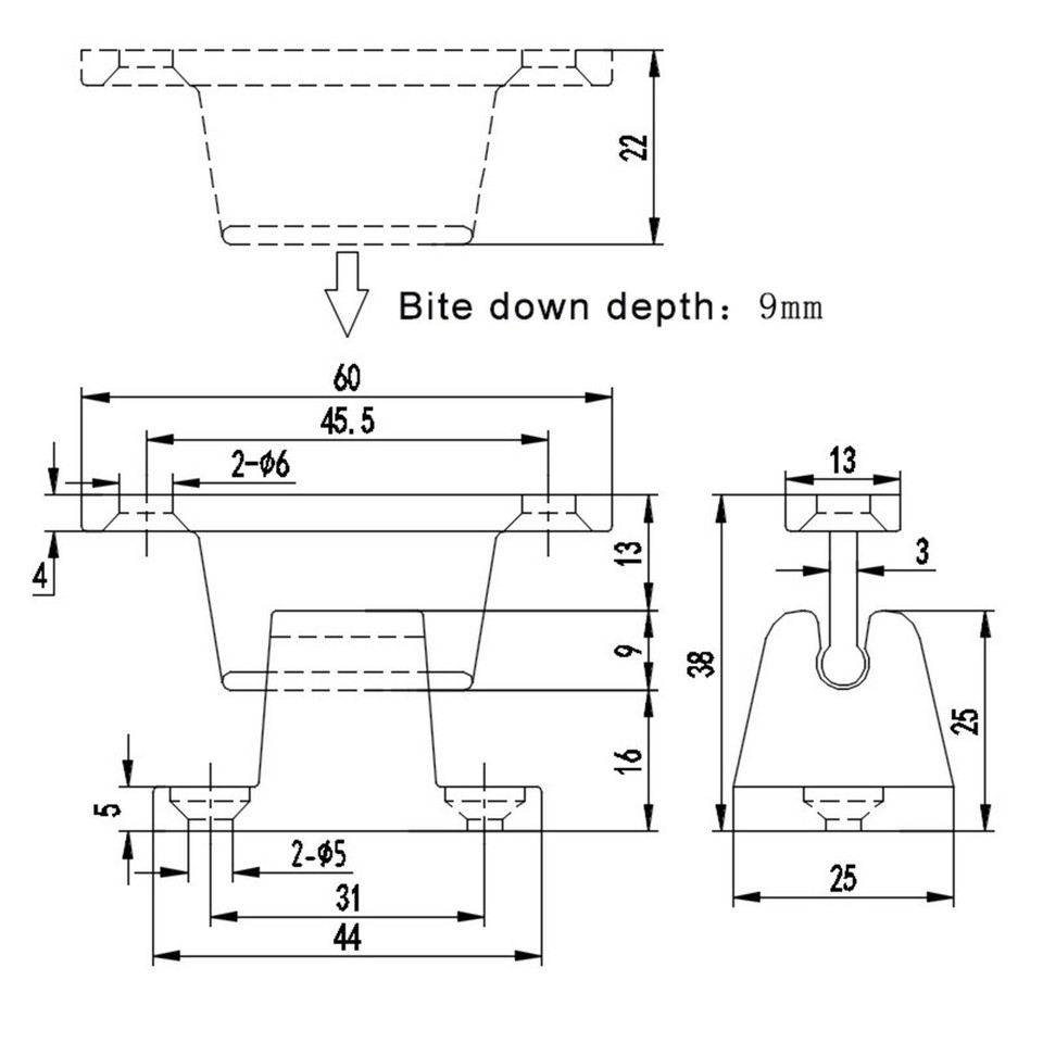 Practical Door Retainer Nylon Retaining T-Handle Boat Holder Motorhome ...