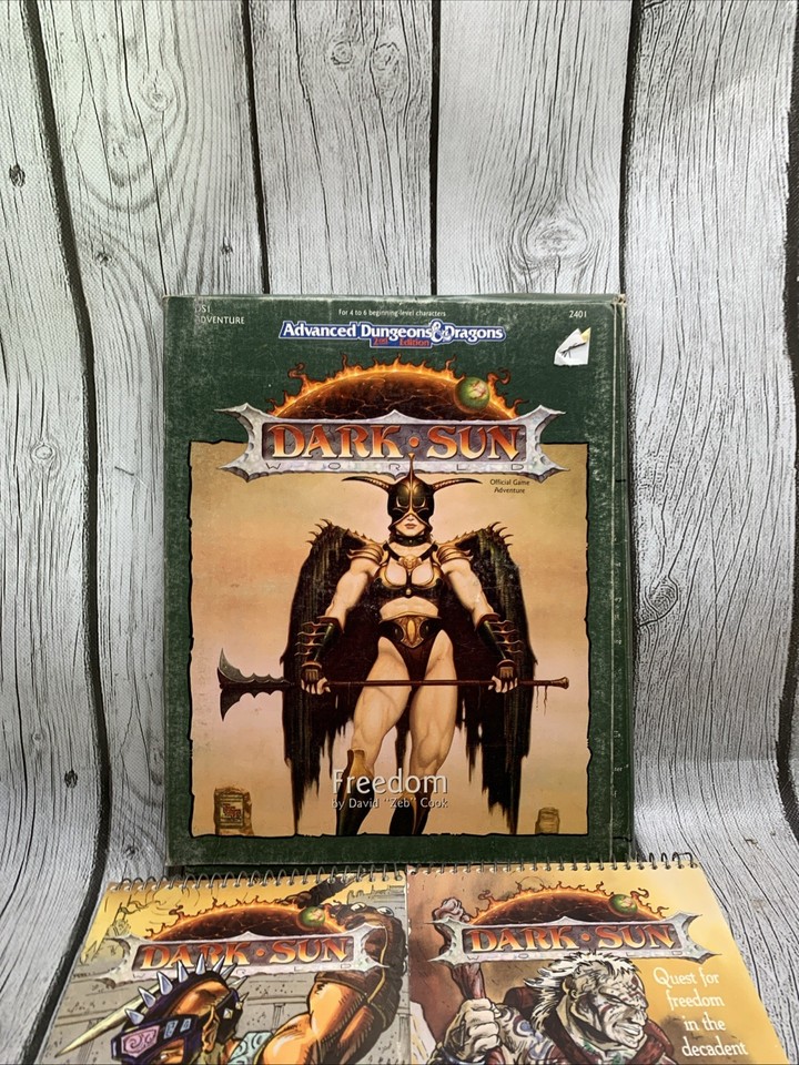 AD&D 2nd Edition Dark Sun Freedom Module #2401 Complete 1991 Opened | eBay