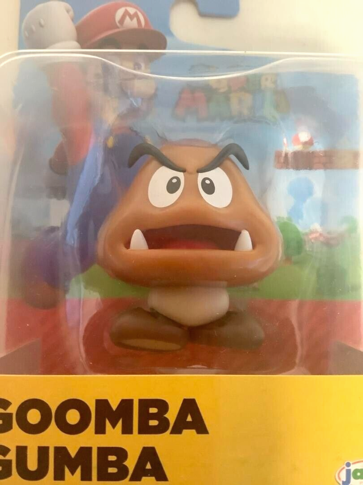 NEW Jakks World of Nintendo 42549 Super Mario Bros GOOMBA 2.5-inch Mini ...