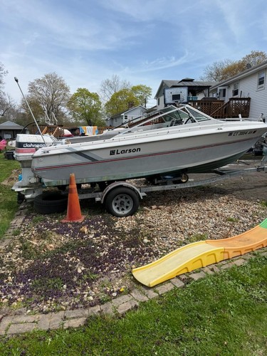 1989 Larson 17' Boat w/ title & trailer | eBay