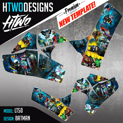 SUZUKI LT50 GRAPHICS KIT TO FIT LT 50 STICKERS QUAD DECALS STICKER ...