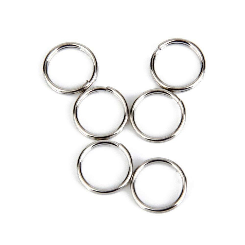 100PCS Split Ring Small Key Rings Bulk Keychain Ring for Key ...