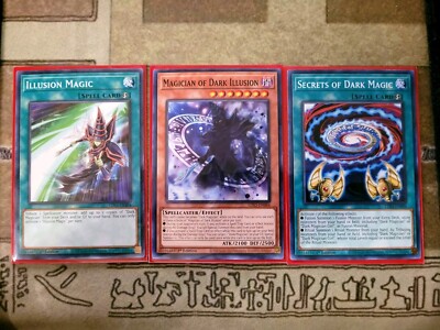 YUGIOH SECRETS OF DARK MAGIC + MAGICIAN OF DARK ILLUSION + ILLUSION ...