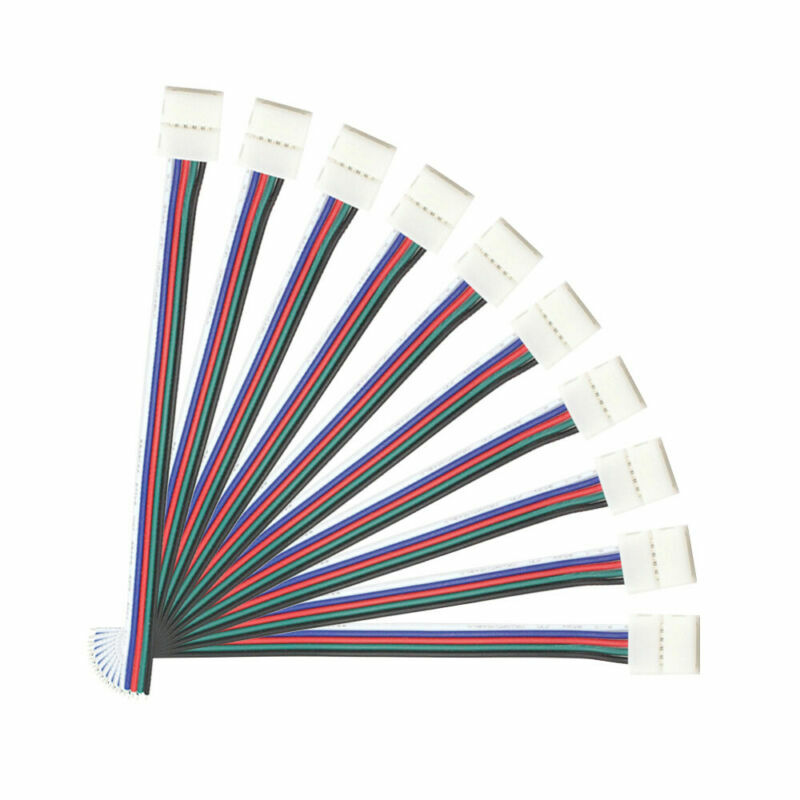 5Pin RGBW LED Strip Connector Wire Extension Cable Wire For RGB LED ...