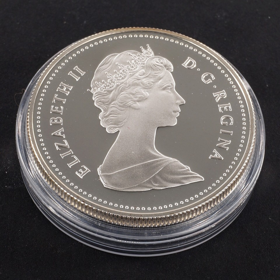 Dollar Canada 1834 Toronto 1984 Boat Elizabeth II Silver Coin 500 23 ...