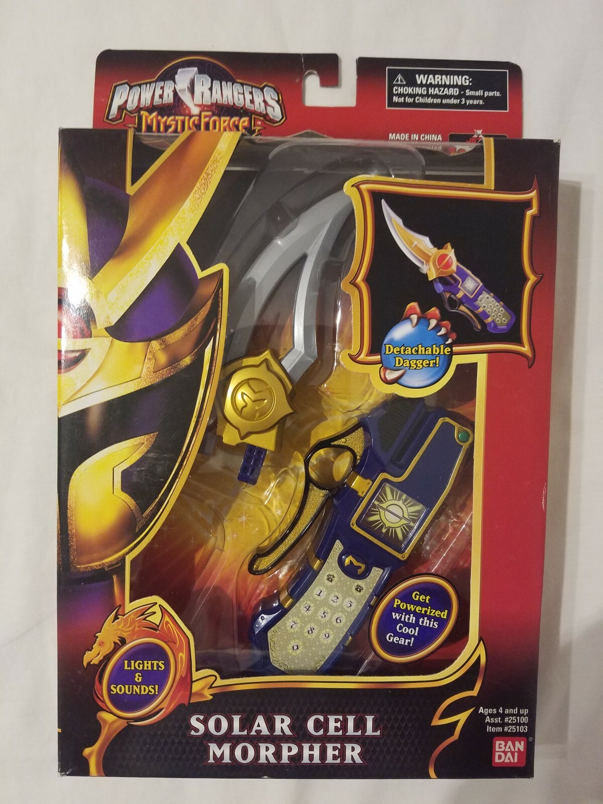 Power Rangers Mystic Force SOLAR CELL MORPHER Dagger NEW Sealed | eBay