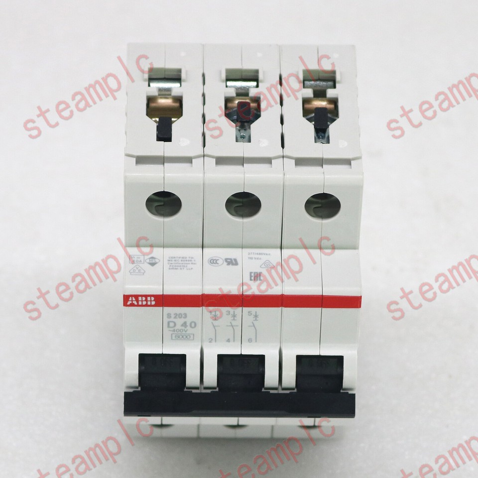 one new ABB S203-D40 circuit breake S203-D40 2CDS253001R0401 S200-3P-40 A-D | eBay UK