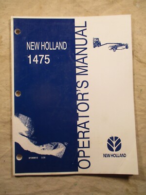 Ford 1475 Mower Operators Manual | eBay