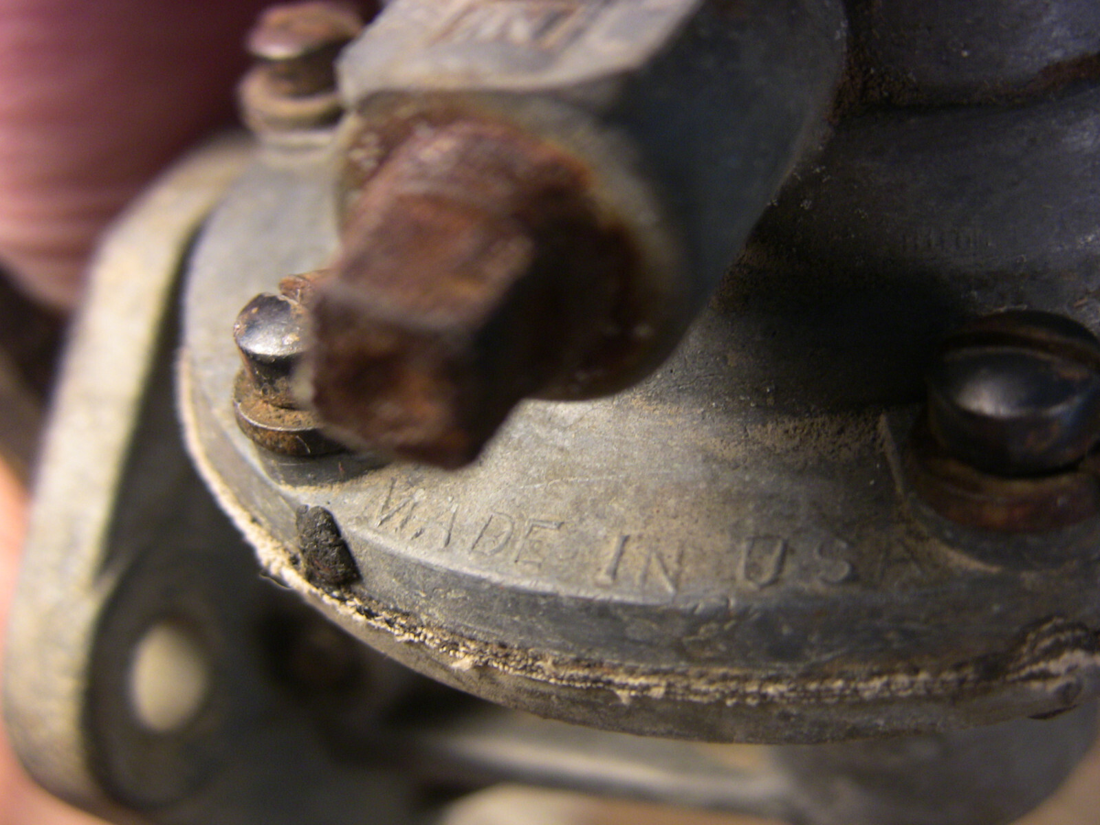 Vintage Used AC Fuel Pump Glass Bowl Filter USA PAT PEND 37 523089 Barn ...