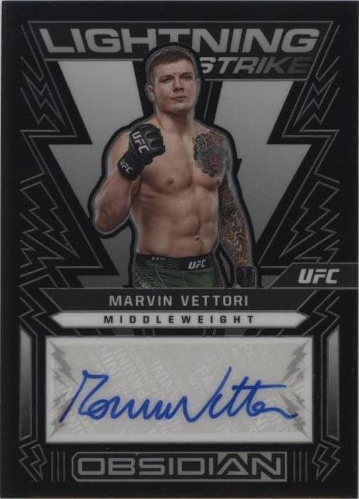 2023 Panini Chronicles UFC - Obsidian Lightning Strike Signatures ...