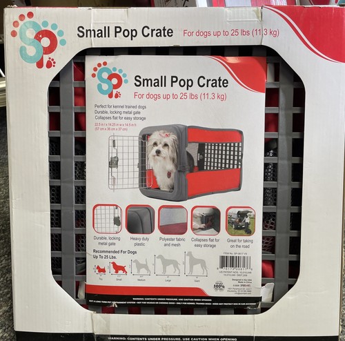 Small Pop Crate for dogs up to 25 lbs. | eBay