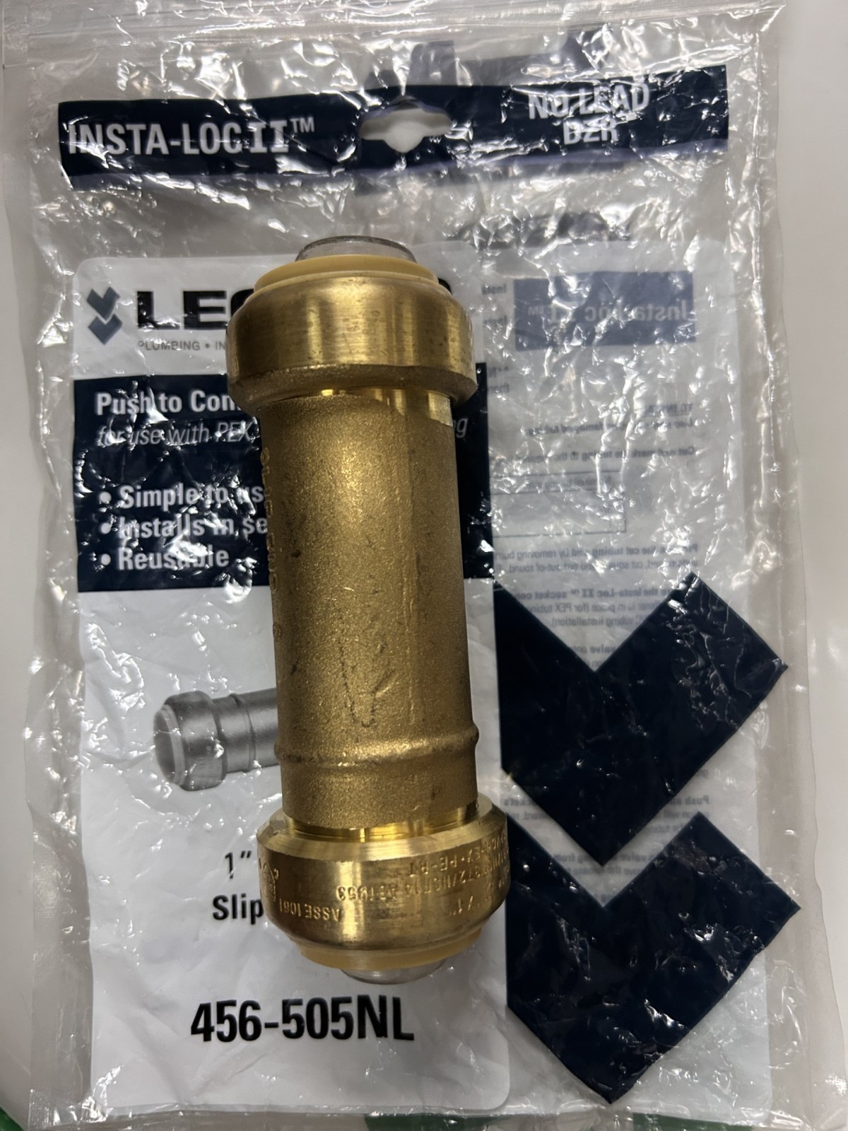 LEGEND VALVE 1" PUSH FIT EXTRA LONG SLIP COUPLING 456-505NL QTY OF 6 | eBay