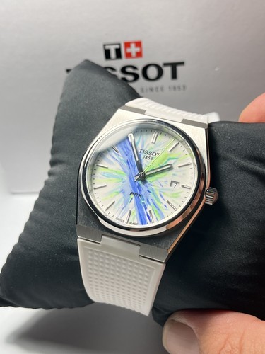 Tissot prx white custom dial 40mm new with box | eBay