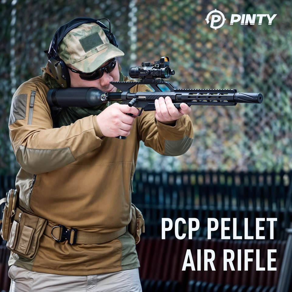 PINTY 850 fps PCP Pellet Air Rifle Gun .22 Caliber Pellet Air Rifle,for ...