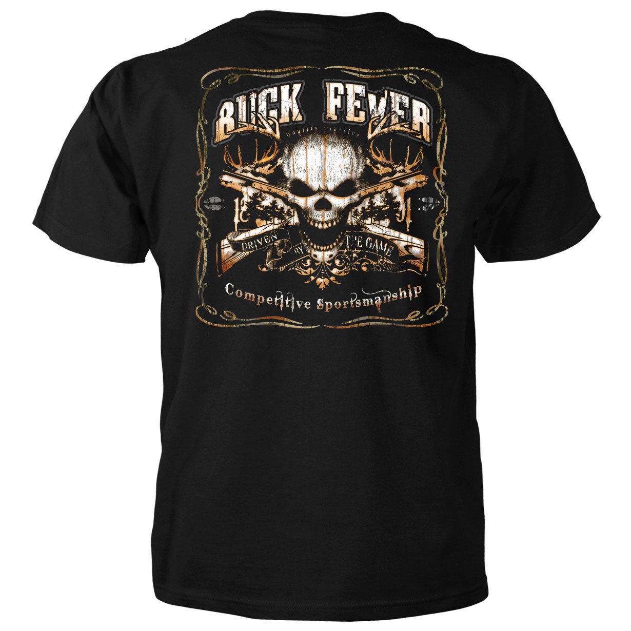 Buck Fever Deer Hunting Hunter T-Shirt - Nature Wildlife Hunter ...