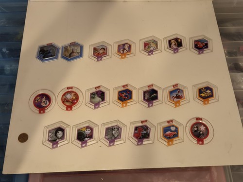 Disney Infinity Power Disc Pack x20, 2.0, Marvel, Frankenweenie,Spider-Man,LOOK! | eBay