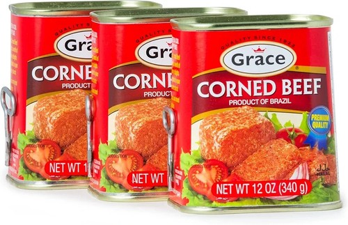 Grace corn beef Jamaican authentic flavor 120z 3pack | eBay