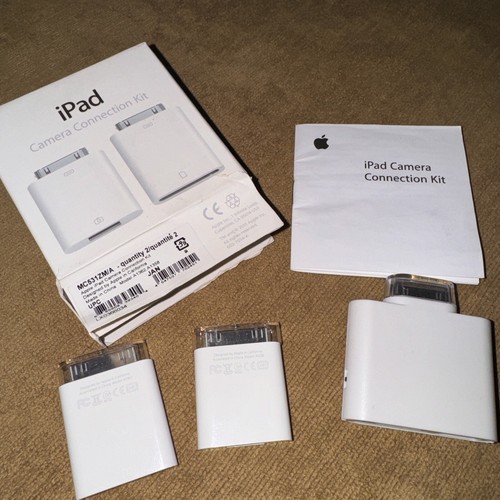 Apple iPad Camera Connection Kit (USB Port and SD Card adaptors) for ...