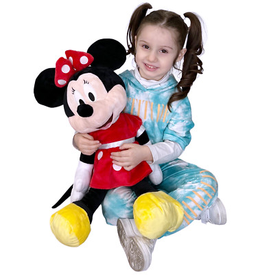Peluche Disney Minnie Mouse Rouge 65cm Simba Original Fille Petite ...