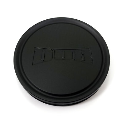 DUB M-Black Wheel Center Hub Cap for 5/6Lug S257 Flex S259 G.O.A.T ...
