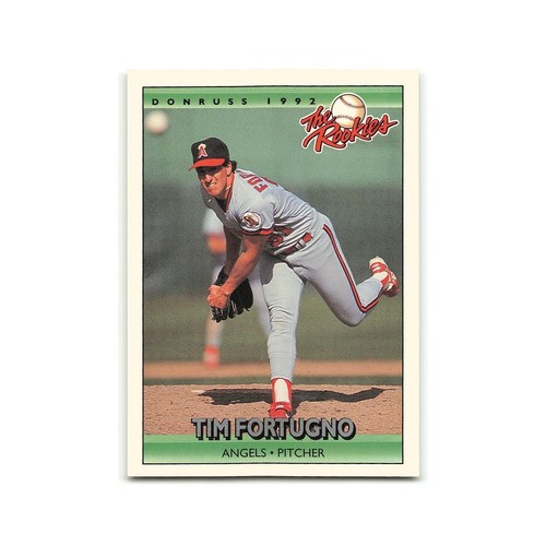 Tim Fortugno Rookie 1992 Donruss The Rookies #38 California Angels NM ...