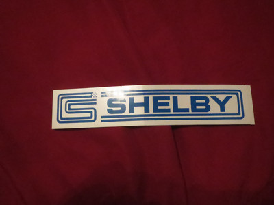SHELBY GT350 GT500 CARROLL GT/CS CS PARTS RECTANGULAR LOGO DECAL ...