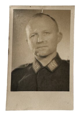 WW2 Era Photo ID German Wehrmacht Officer Buzzed Hair | eBay