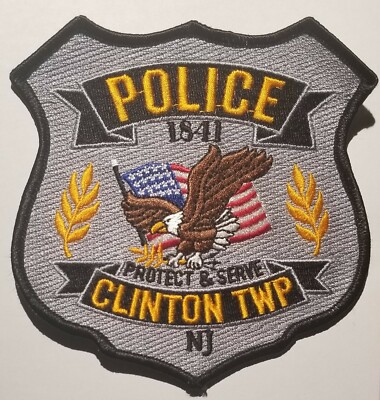 CLINTON TWP TOWNSHIP POLICE NEW JERSEY NJ CLOTH PATCH | eBay