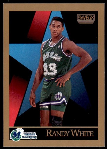 1990 SKYBOX NBA Basketball Rookie #69 - RANDY WHITE, Dallas Mavericks ...