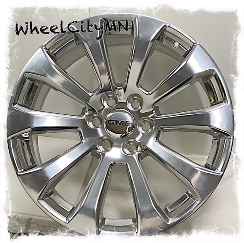 22" polished High Country OE replica RVA 5922 wheels 2021 GMC Sierra ...