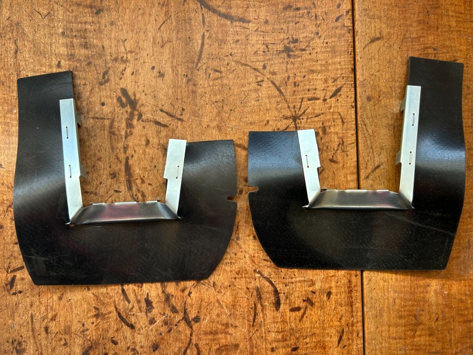 1957 Chevy Taillight Dust Shield & Retainer Pair NEW Danchuk Made in ...