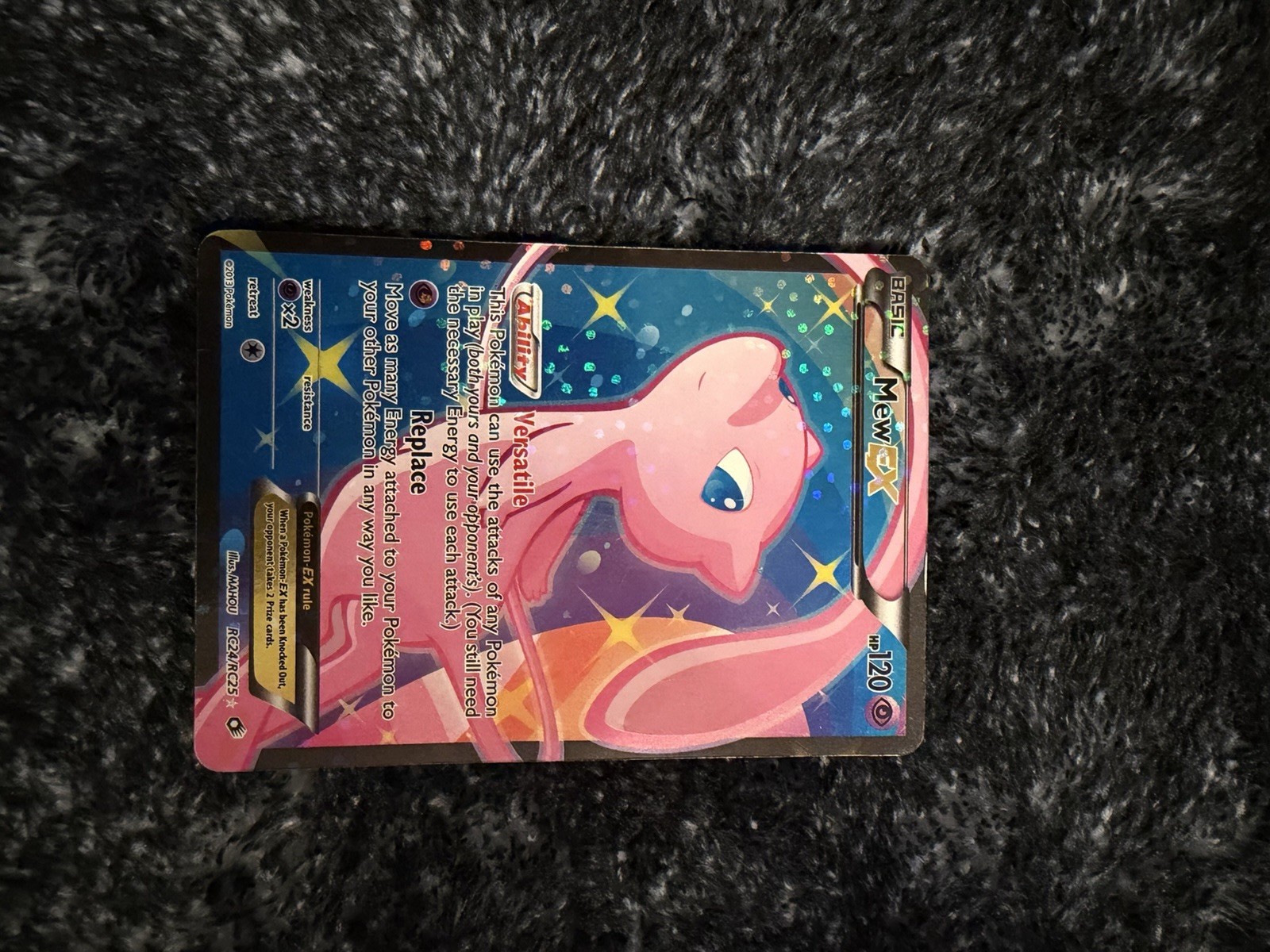 Mew ex 2013 Black & White: Legendary Treasures #RC24/RC25 Radiant ...